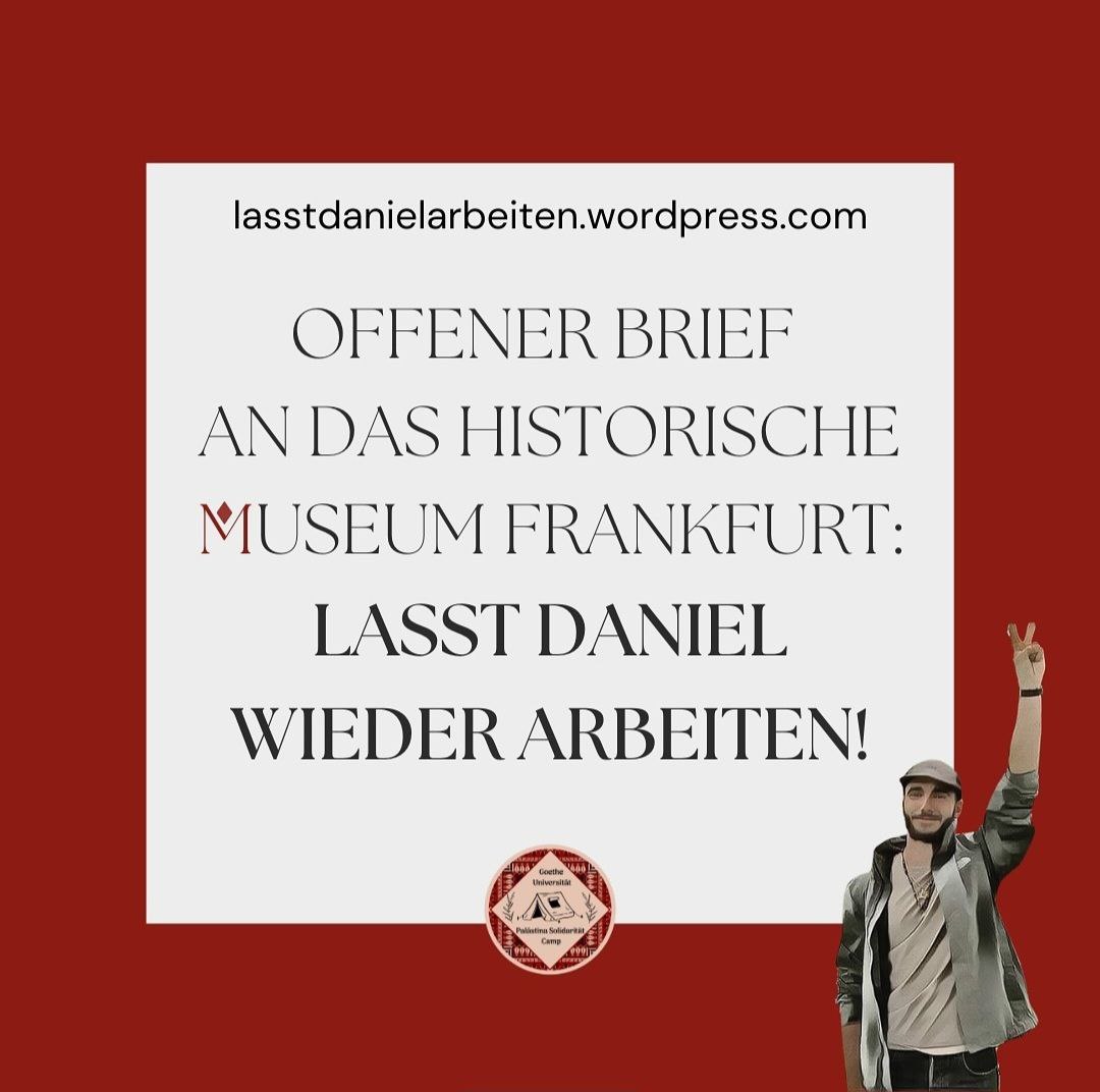 Offener Brief: Lasst Daniel wieder arbeiten! – DKP Frankfurt